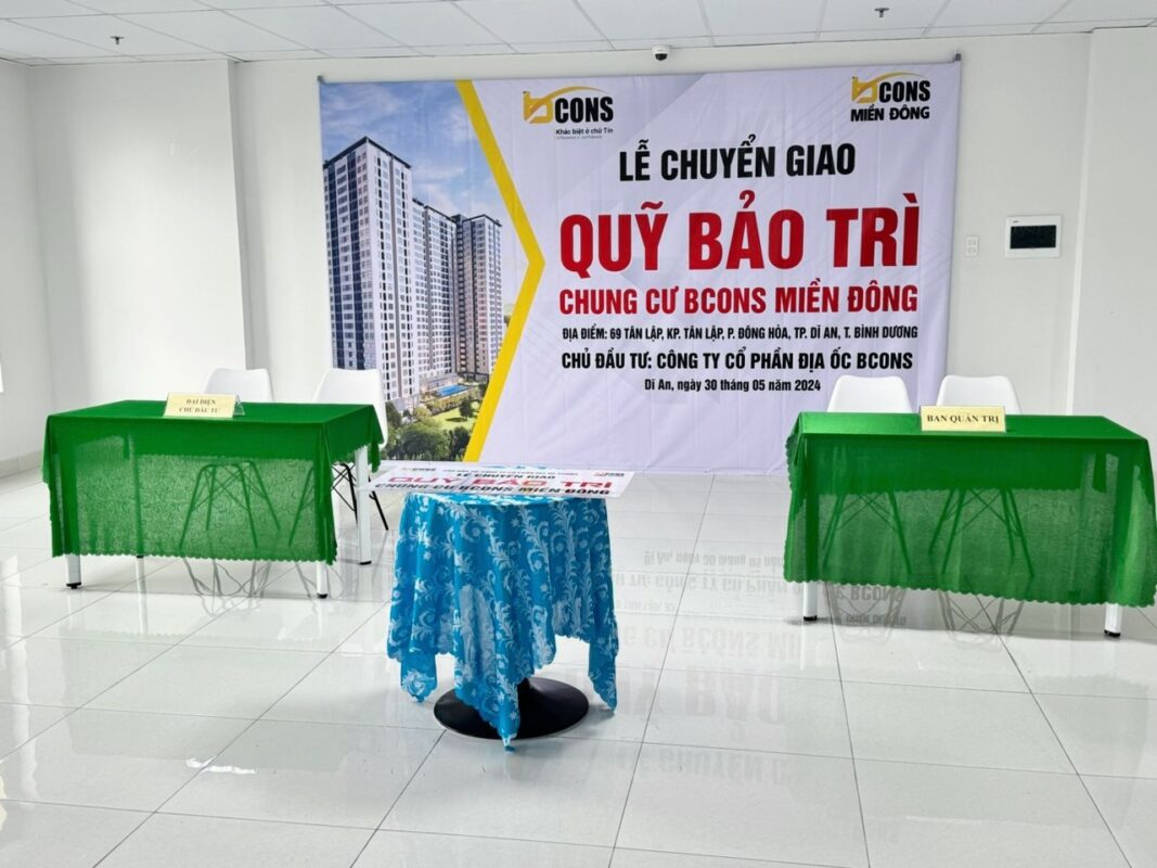 BCONS SERVICE PHỐI HỢP CÙNG CHỦ ĐẦU TƯ TỔ CHỨC LỄ CHUYỂN GIAO KINH PHÍ ...